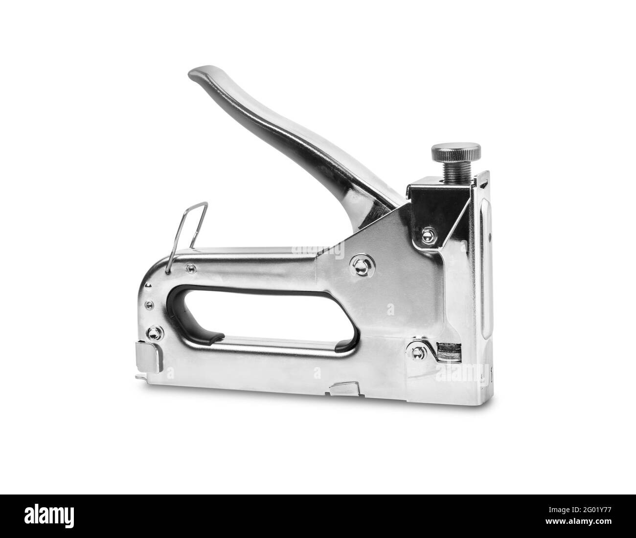 Stapler gun isolated on white background with clipping path Stock Photo ...