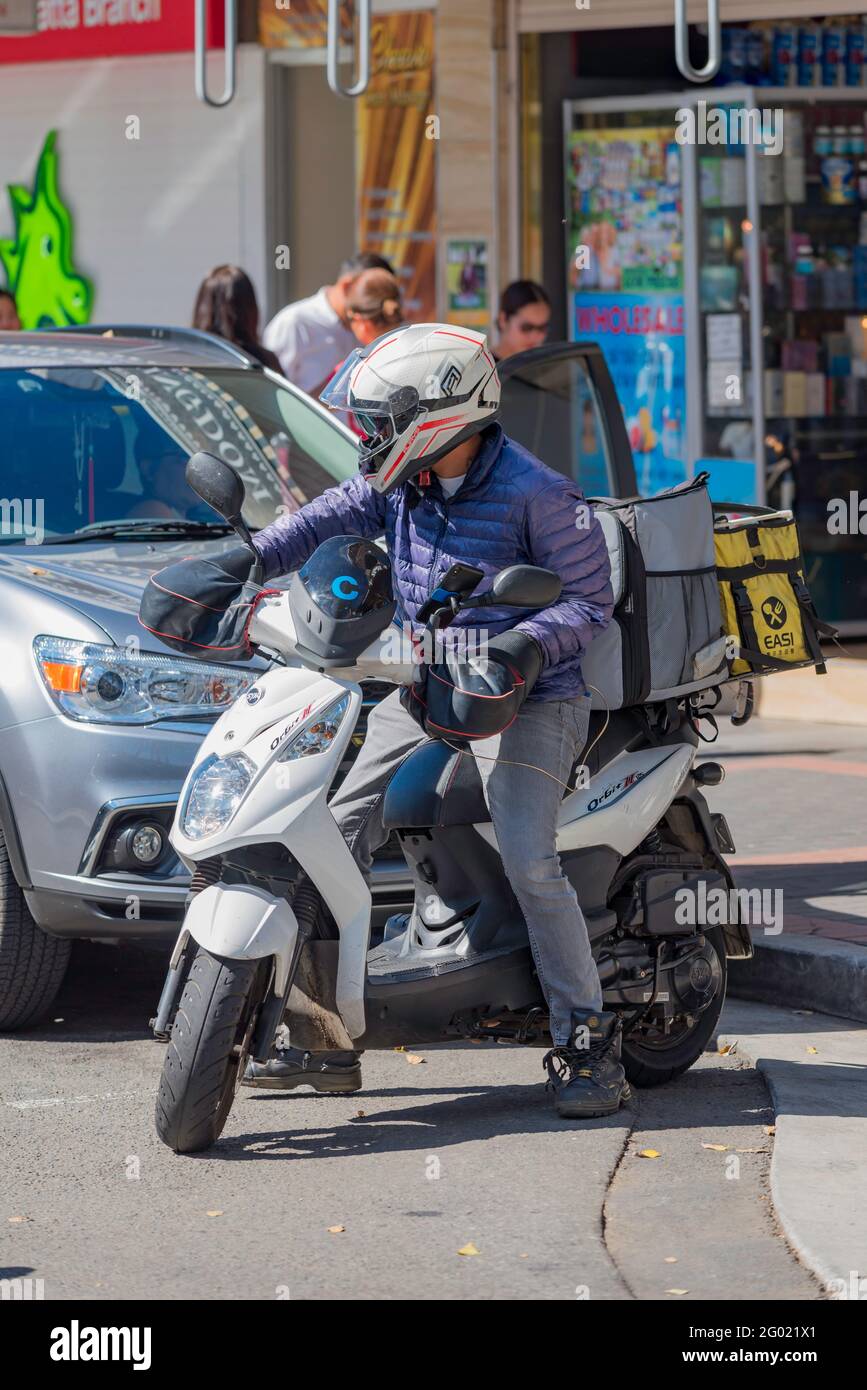 Motorcycle courier store