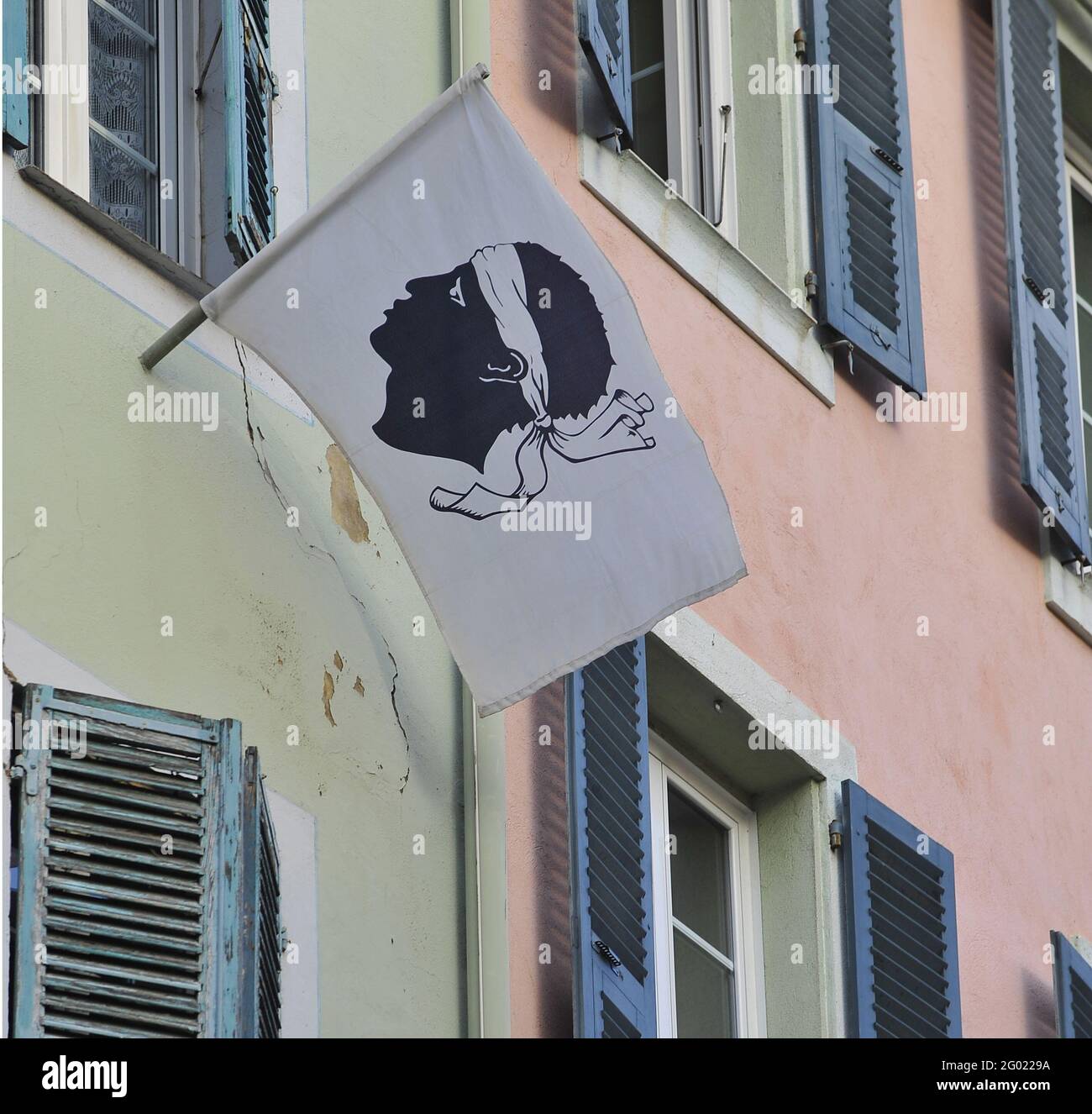 Flag of corsica island hi-res stock photography and images - Alamy