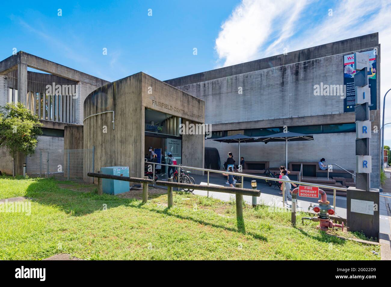 The Whitlam library in the Sydney suburb of Cabramatta, designed in ...