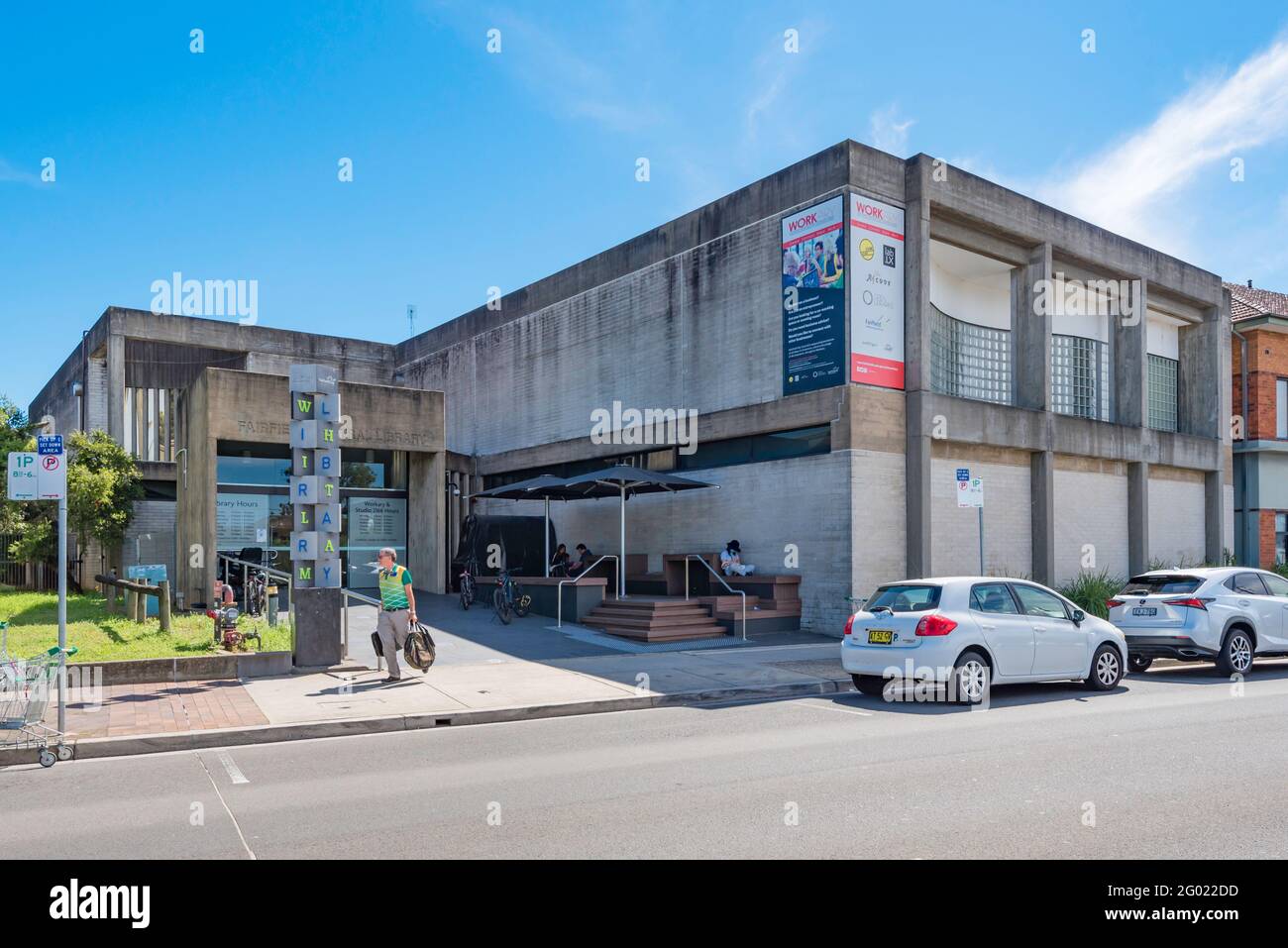 The Whitlam library in the Sydney suburb of Cabramatta, designed in ...