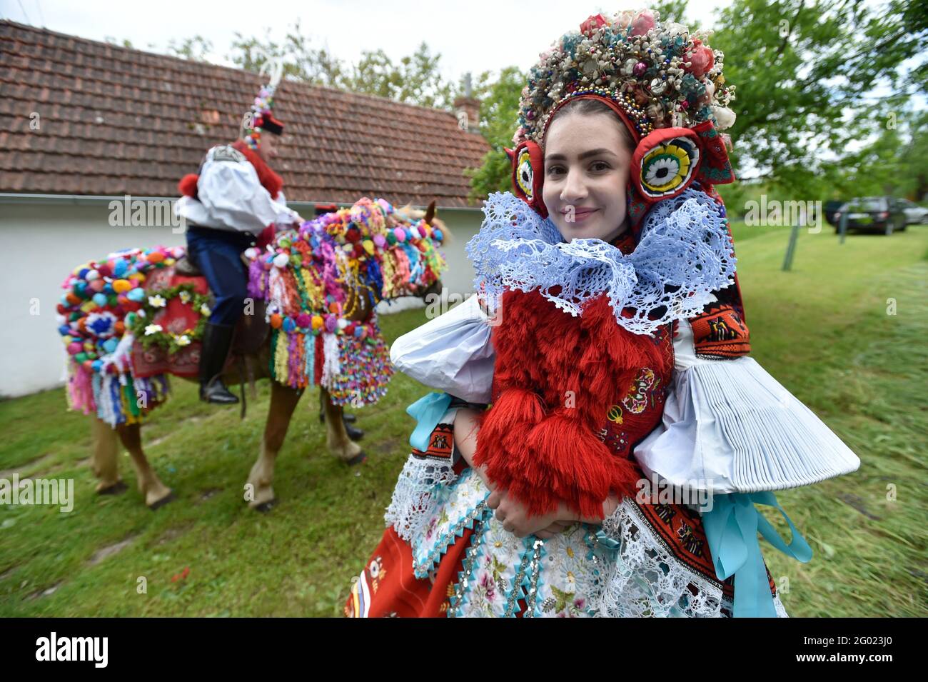 Traditional moravian costumes hi-res stock photography and images - Alamy