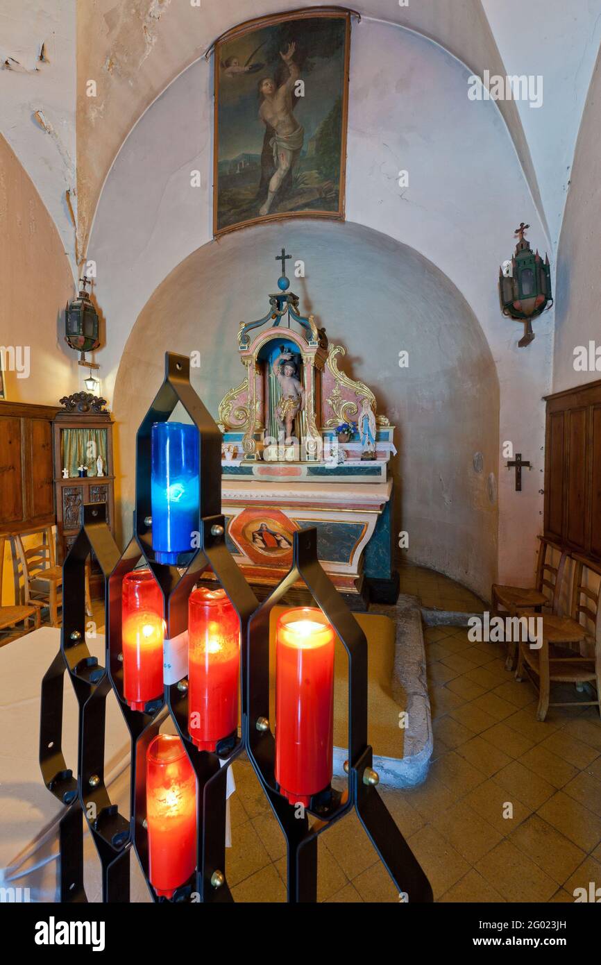 FRANCE, PACA, ALPES-MARITIMES, 06,COTE D'AZUR,CABRIS VILLAGE Stock ...