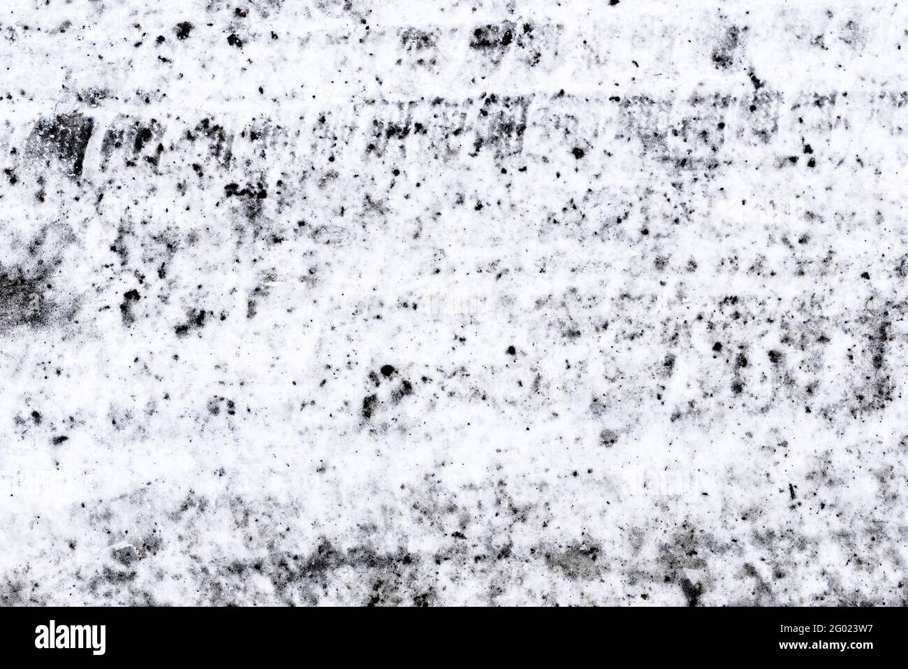 Winter road, tire tracks in snow, texture Stock Photo - Alamy