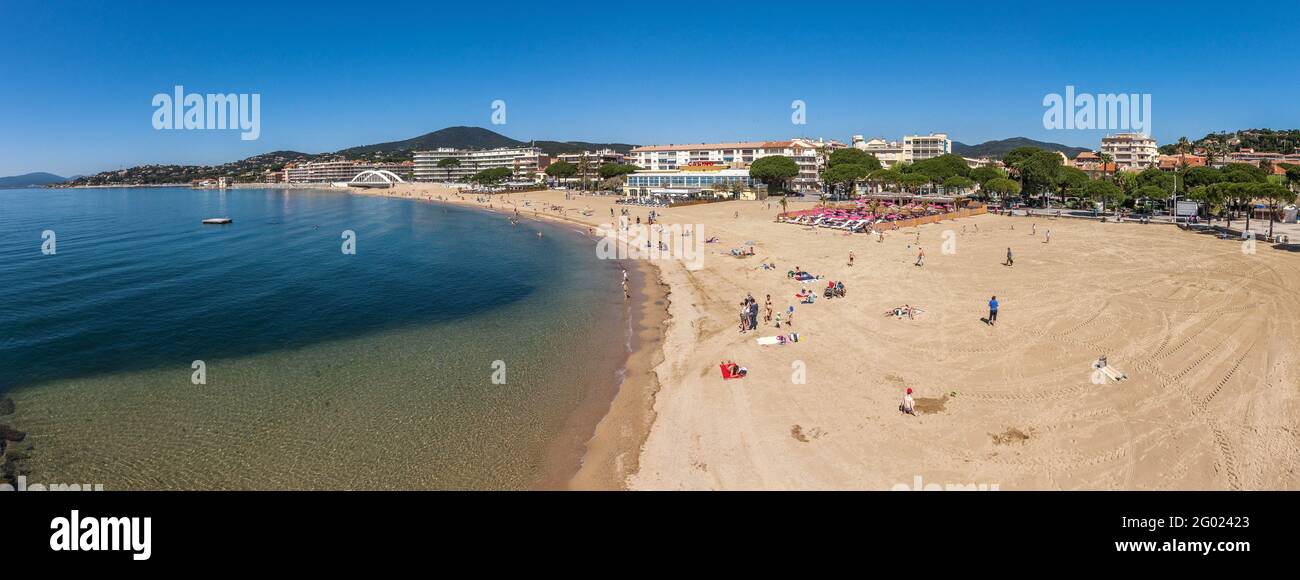 FRANCE, VAR (83) SAINTE-MAXIME, BEACH Stock Photo - Alamy