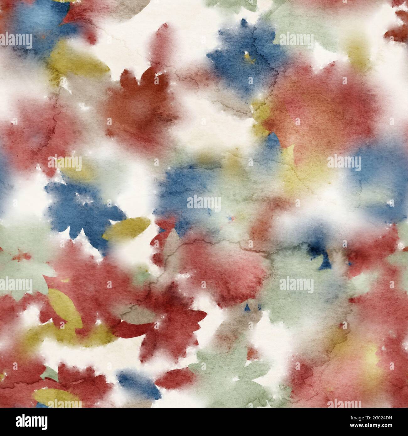 Seamless watercolor floral trendy chic pattern for surface print Stock ...