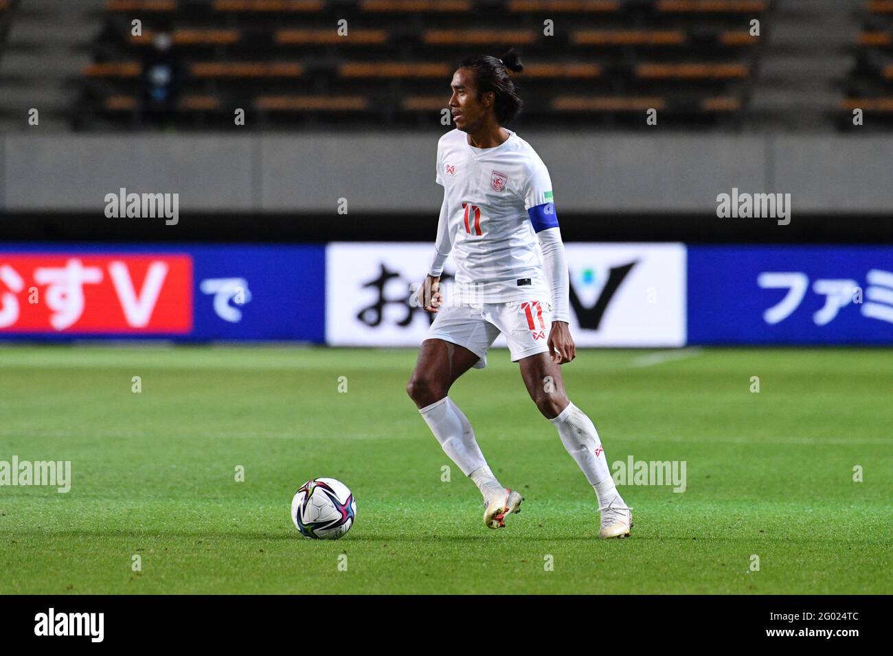 Fukuda Denshi Arena, Chiba, Japan. 28th May, 2021. Mg Mg Lwin (MYA), MAY 28, 2021 - Football ...