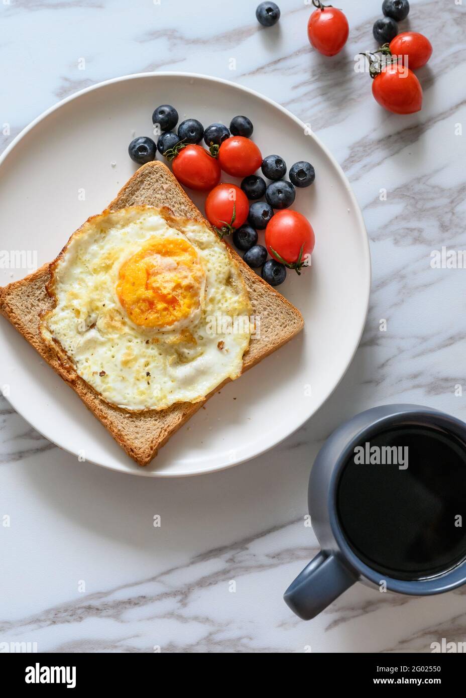 Rich breakfast on the table Stock Photo - Alamy