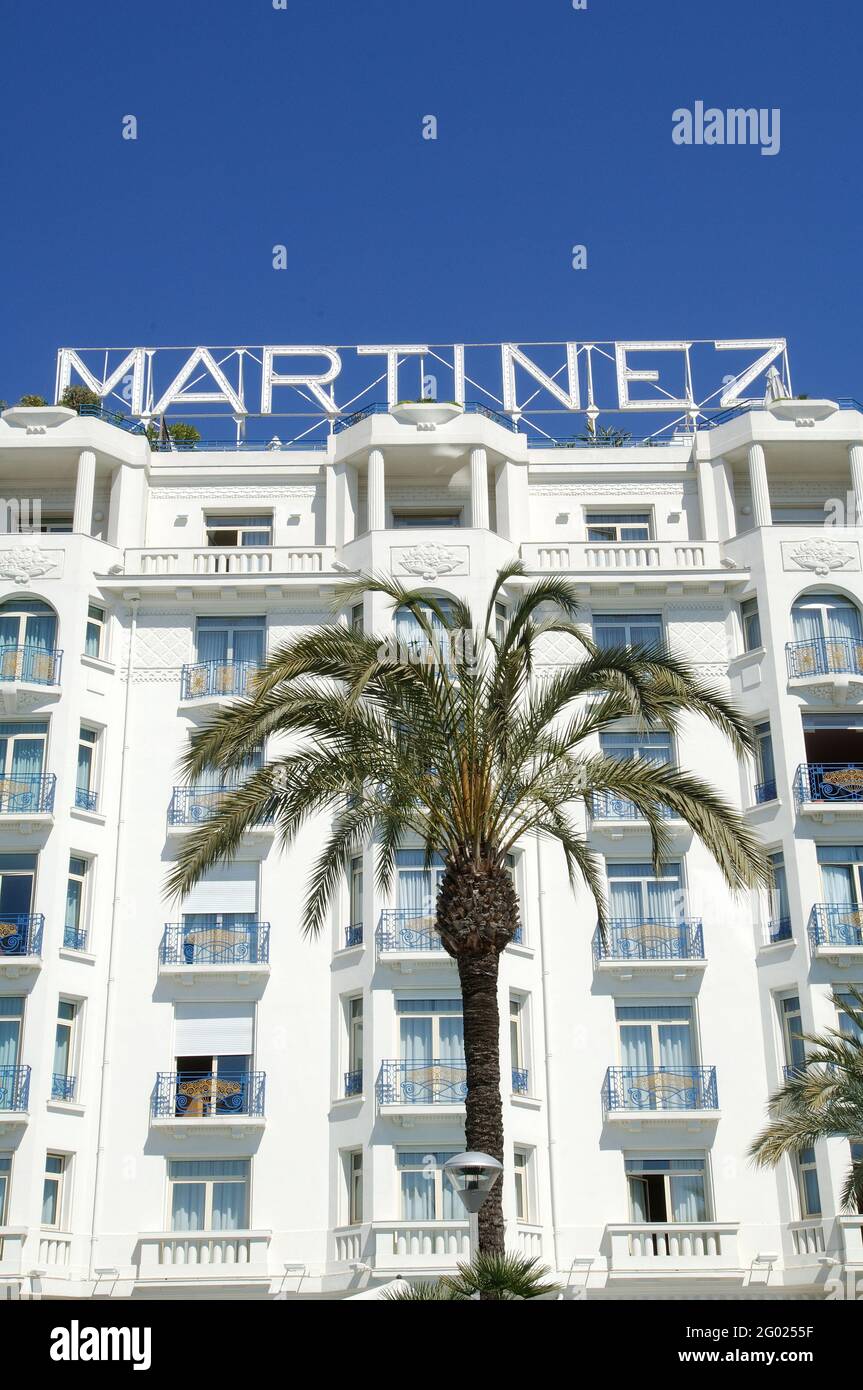 FRANCE. ALPES-MARITIMES (06) CANNES. THE HOTEL MARTINEZ (FAMOUS LUXURY ...