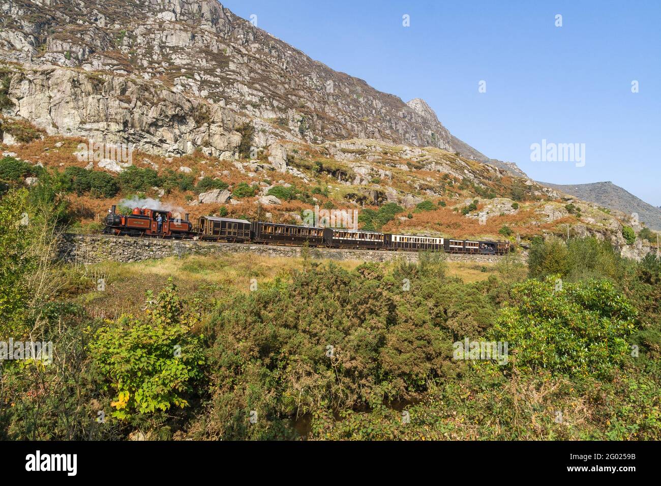 The Ffestiniog Railway - Wales Stock Photo - Alamy