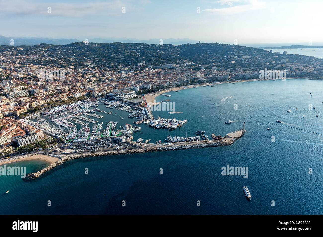 Cannes france aerial croisette hi-res stock photography and images - Alamy