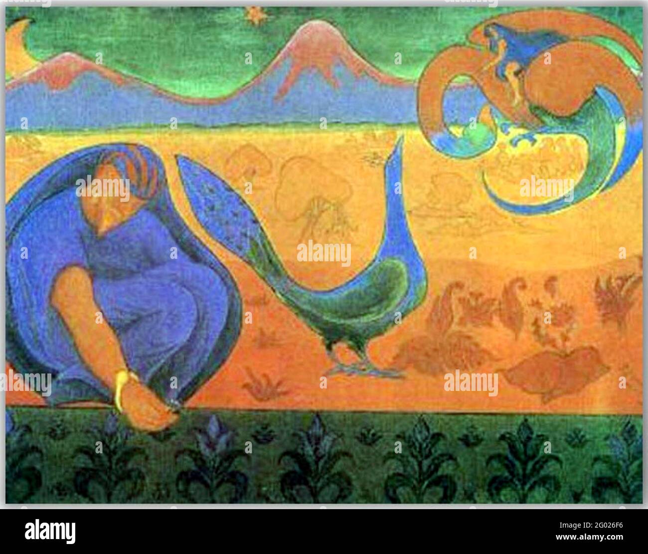 Paul ranson artwork entitled Nabi Landscape Stock Photo - Alamy