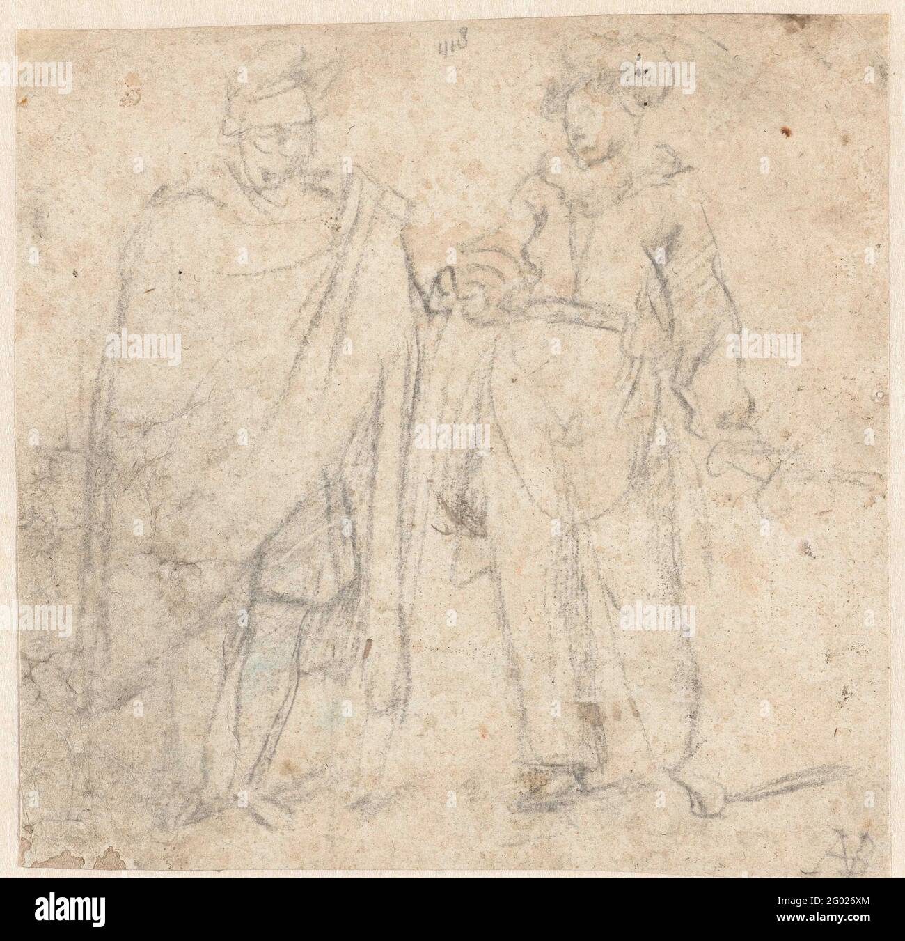 Two standing figures Stock Photo - Alamy