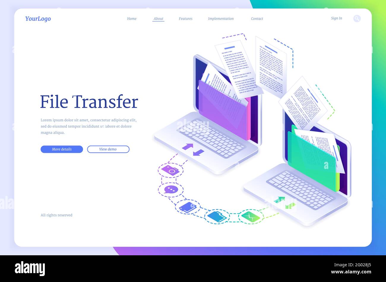 Digital migration Stock Vector Images - Alamy