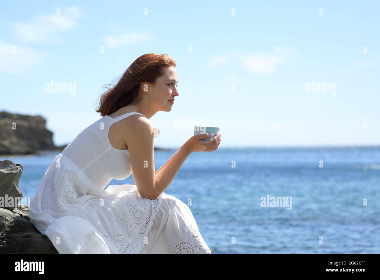 Contemplating ocean hi-res stock photography and images - Alamy