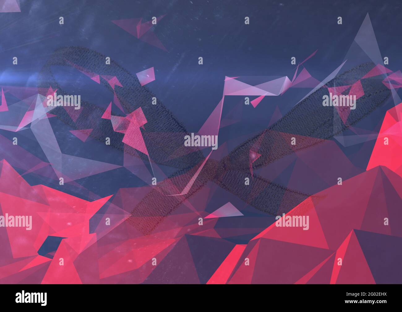 Composition of dark grey and red angular abstract forms Stock Photo - Alamy