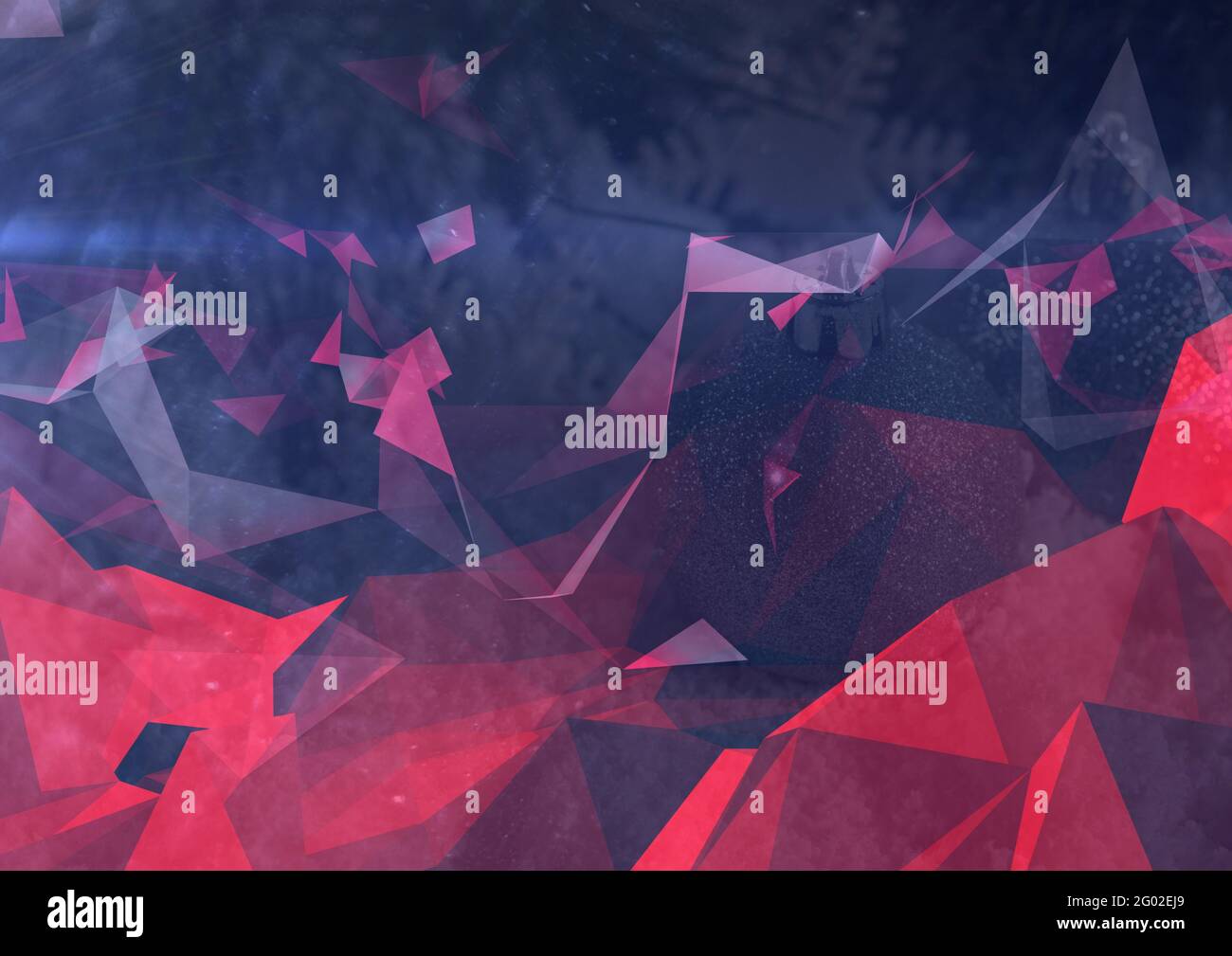 Composition of dark grey and red angular abstract forms Stock Photo - Alamy