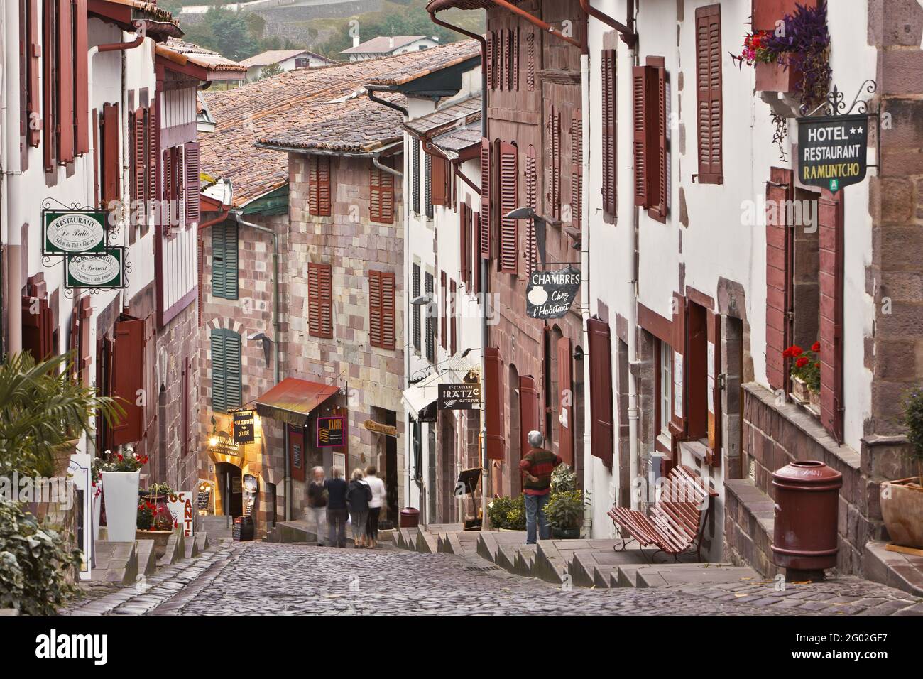 FRANCE. PYRENEES ATLANTIQUES (64) BASQUE COUNTRY. SAINT JEAN PIED DE ...