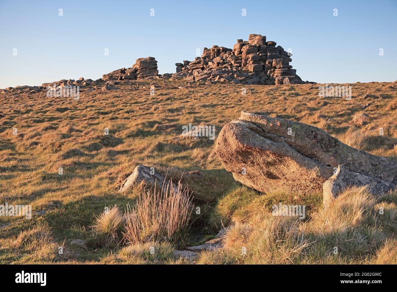 View towards the summit of West Mill Tor Dartmoor UK Stock Photo - Alamy