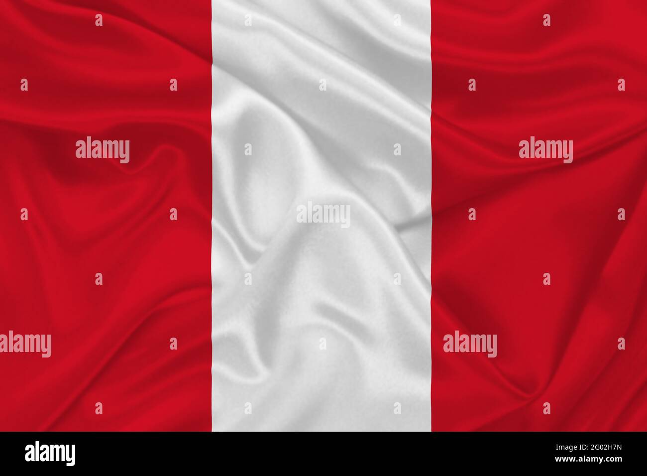 Peru 3d wrinkled flag hi-res stock photography and images - Alamy