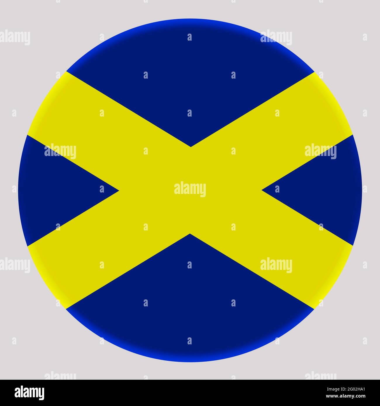 3D Flag of Scotland on avatar circle Stock Photo - Alamy