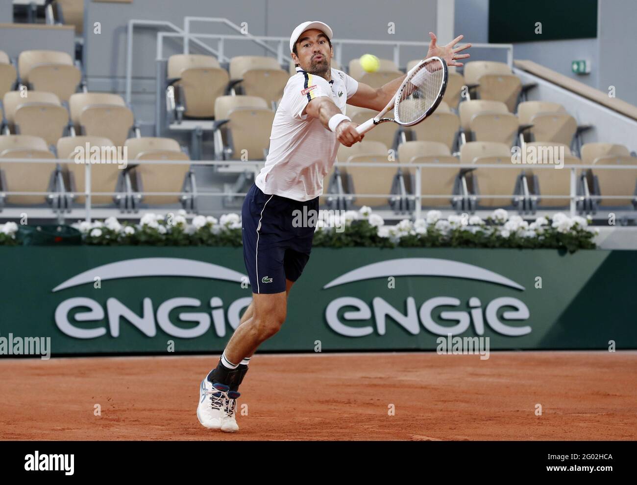 Jeremy Chardy of France during Roland-Garros 2021, Grand Slam tennis ...