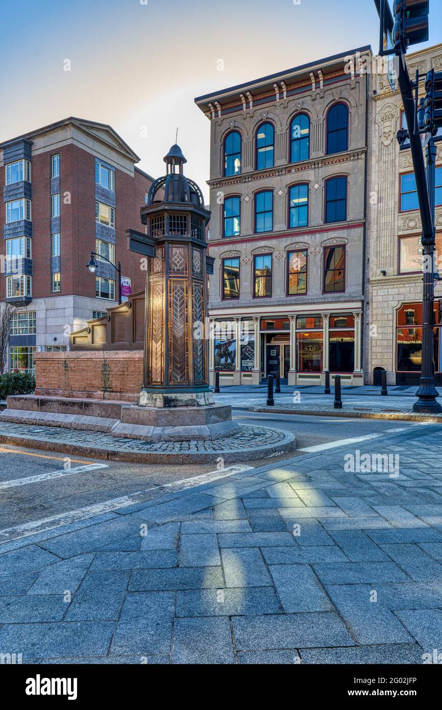 The four-story Italianate Bush Building (1873), 212-216 Weybosset ...