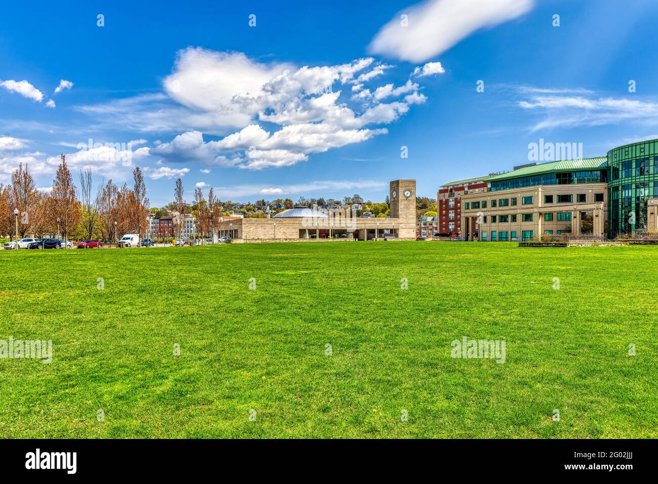 Station Park, adjacent to Amtrak Providence Station and across Gaspee ...