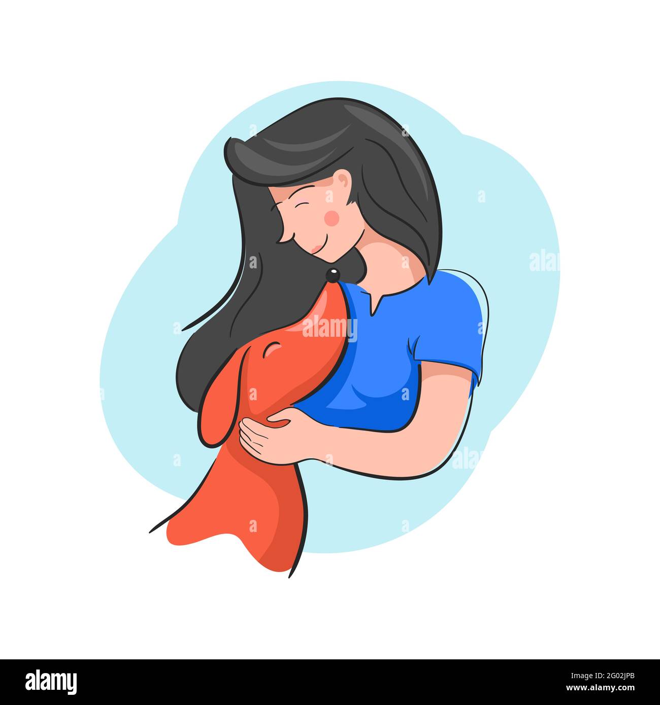 Friendly hugs Stock Vector Images - Alamy