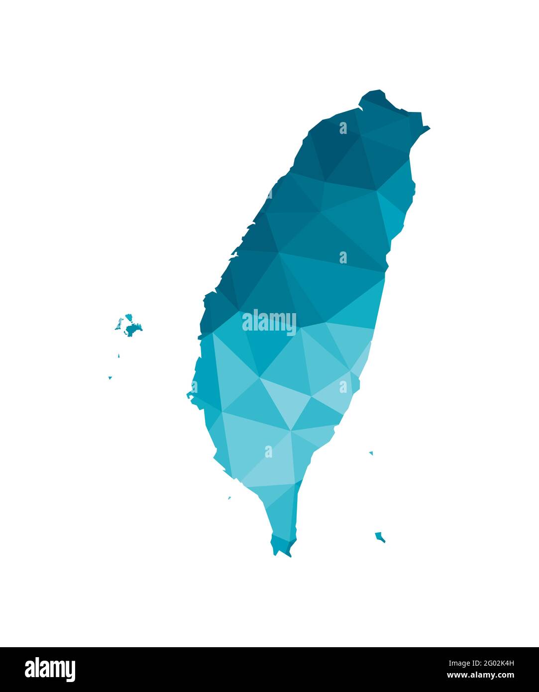 Vector isolated illustration icon with simplified blue silhouette of ...