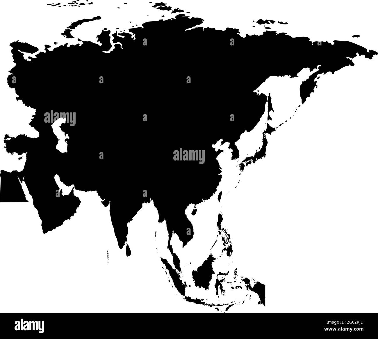 Asian_continent Stock Vector Images - Alamy