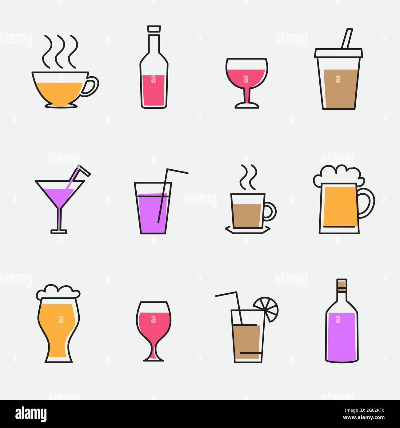 Cartoon drinks bottle Stock Vector Images - Alamy