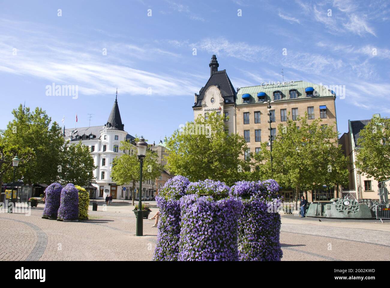 MALMö, SWEDEN - Jun 09, 2013: Main square of Malmo, Sweden - with ...