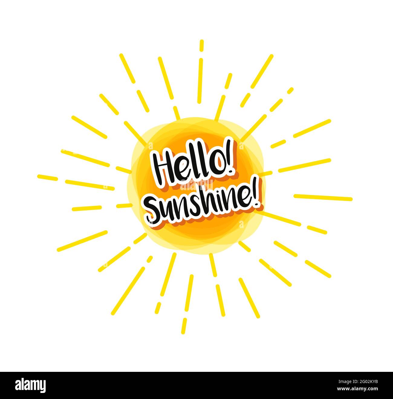 Positive rays Stock Vector Images - Alamy