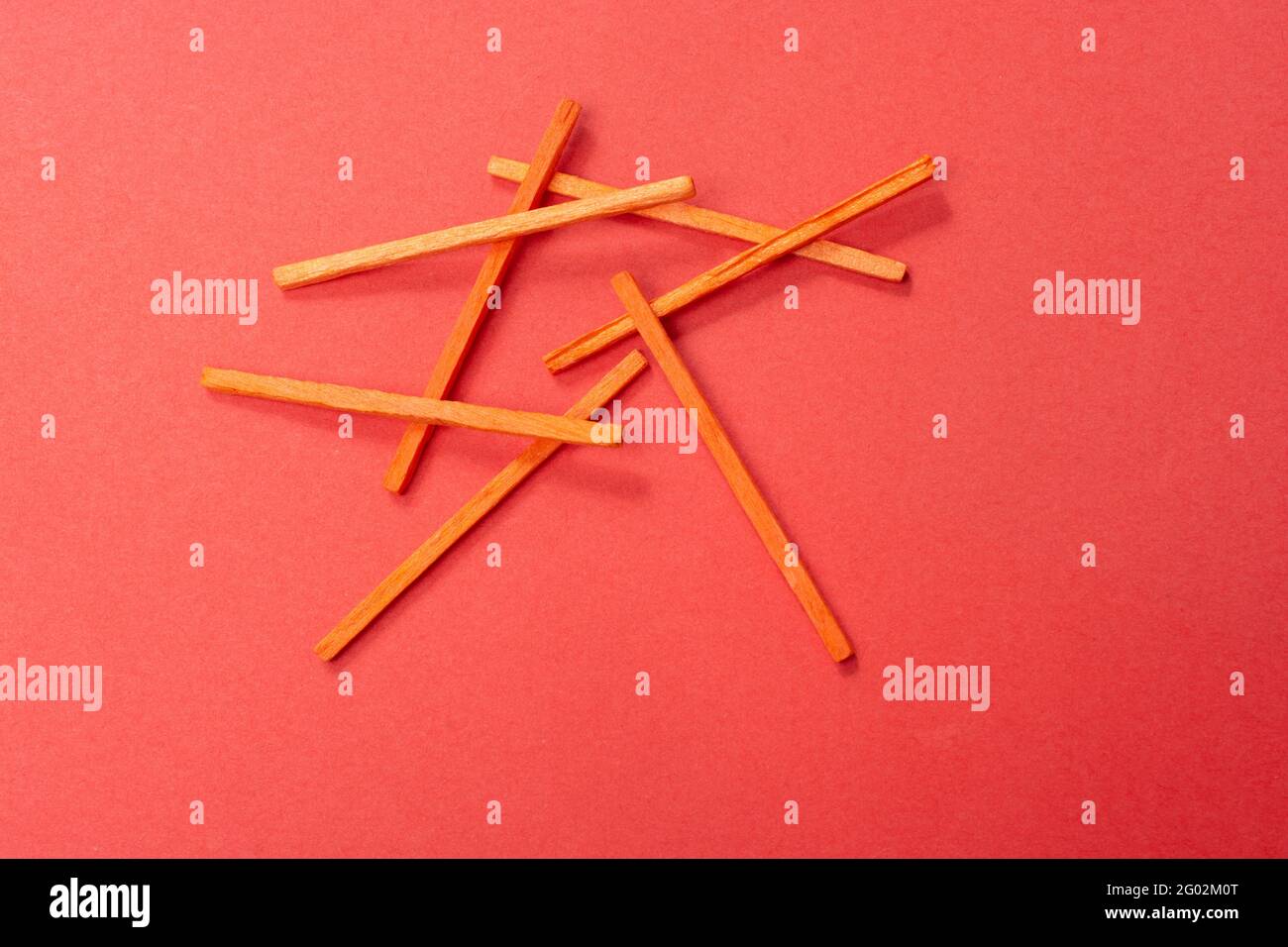 Multi-colored sticks for playing and counting Stock Photo - Alamy
