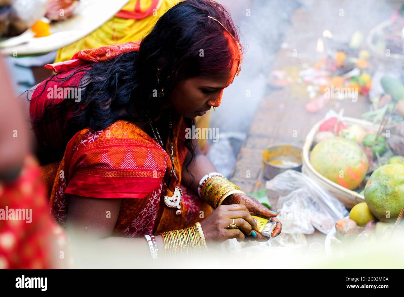 Ancient hindu vedic festival of india hi-res stock photography and ...
