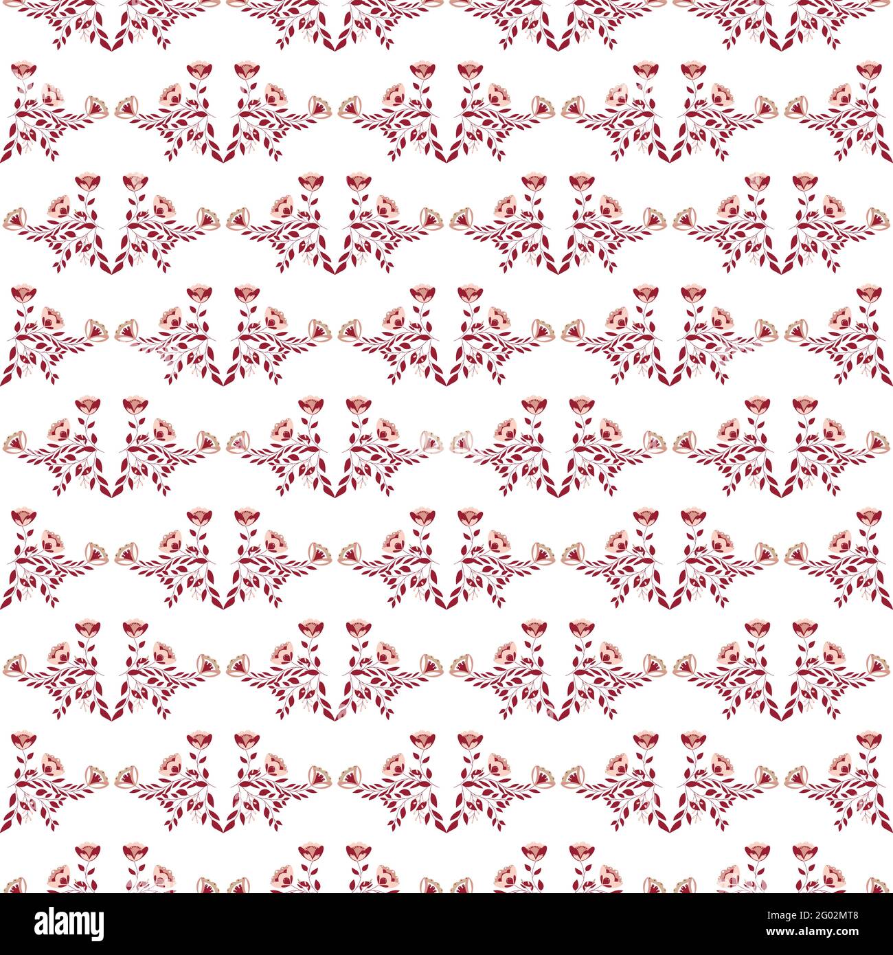 Beautiful Seamless Pattern with Flowers, use for Background, Textile ...