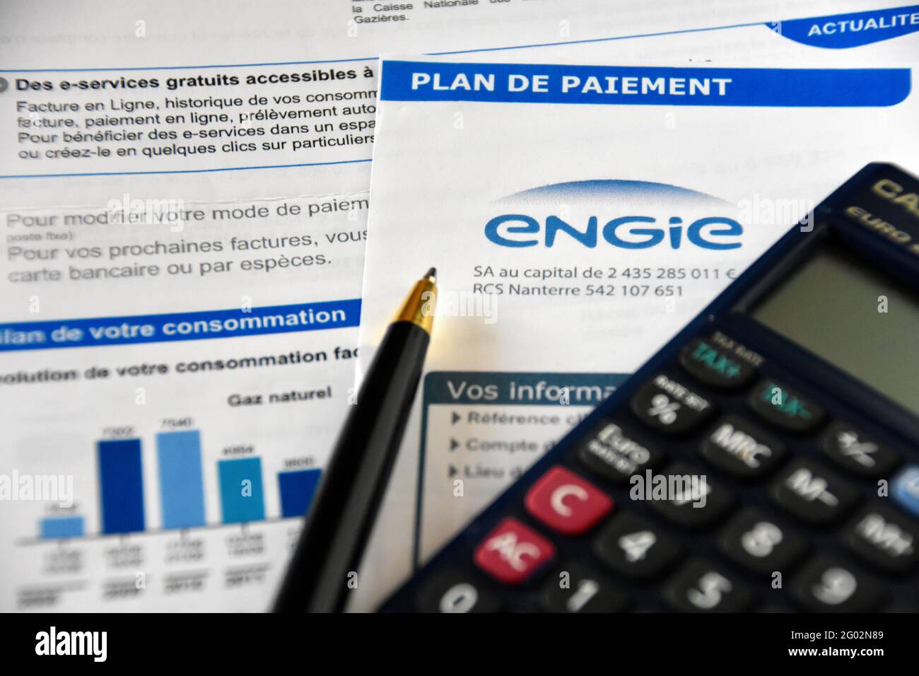 Engie gas bill hi-res stock photography and images - Alamy