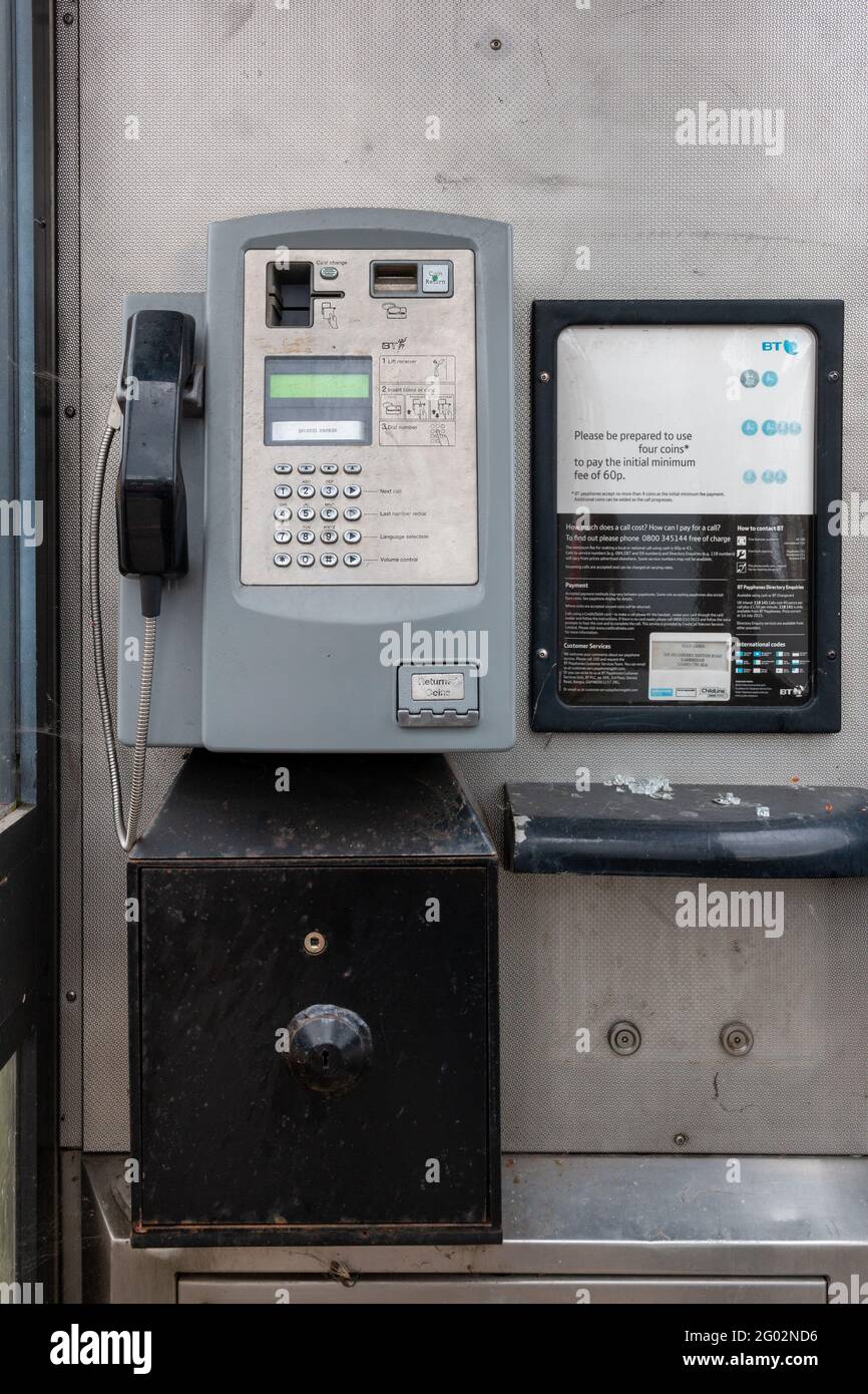 Bt public phone box in hi-res stock photography and images - Alamy