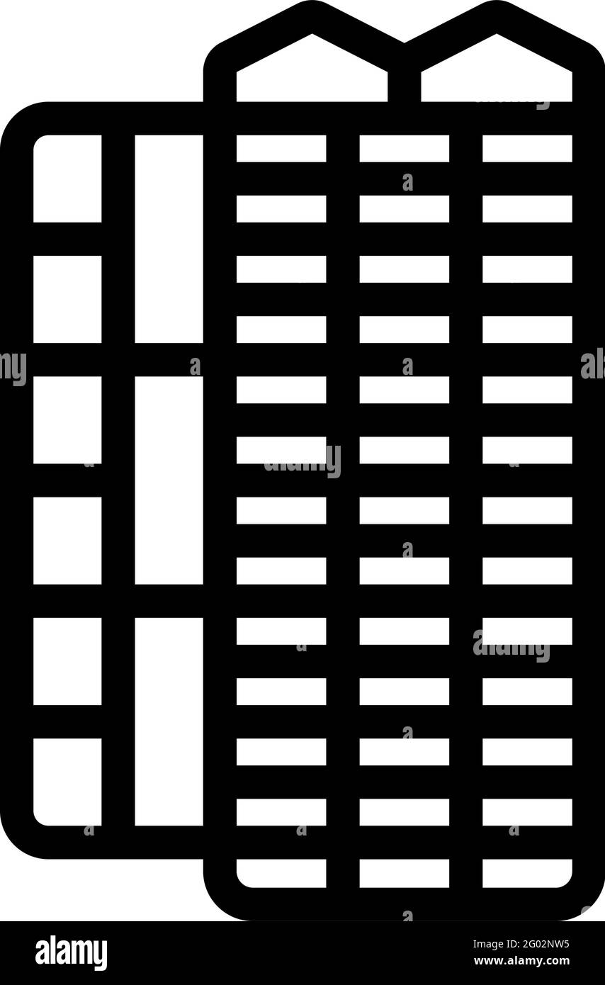 Roulette Table Icon. Editable Bold Outline Design. Vector Illustration ...