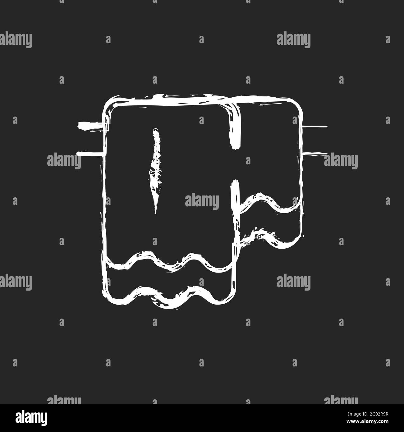 Hanging blackboard Black and White Stock Photos & Images - Alamy