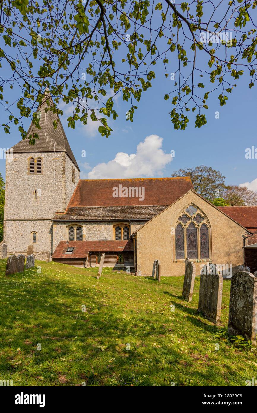 A different view of the St. John the Baptist Church, Findon, West ...