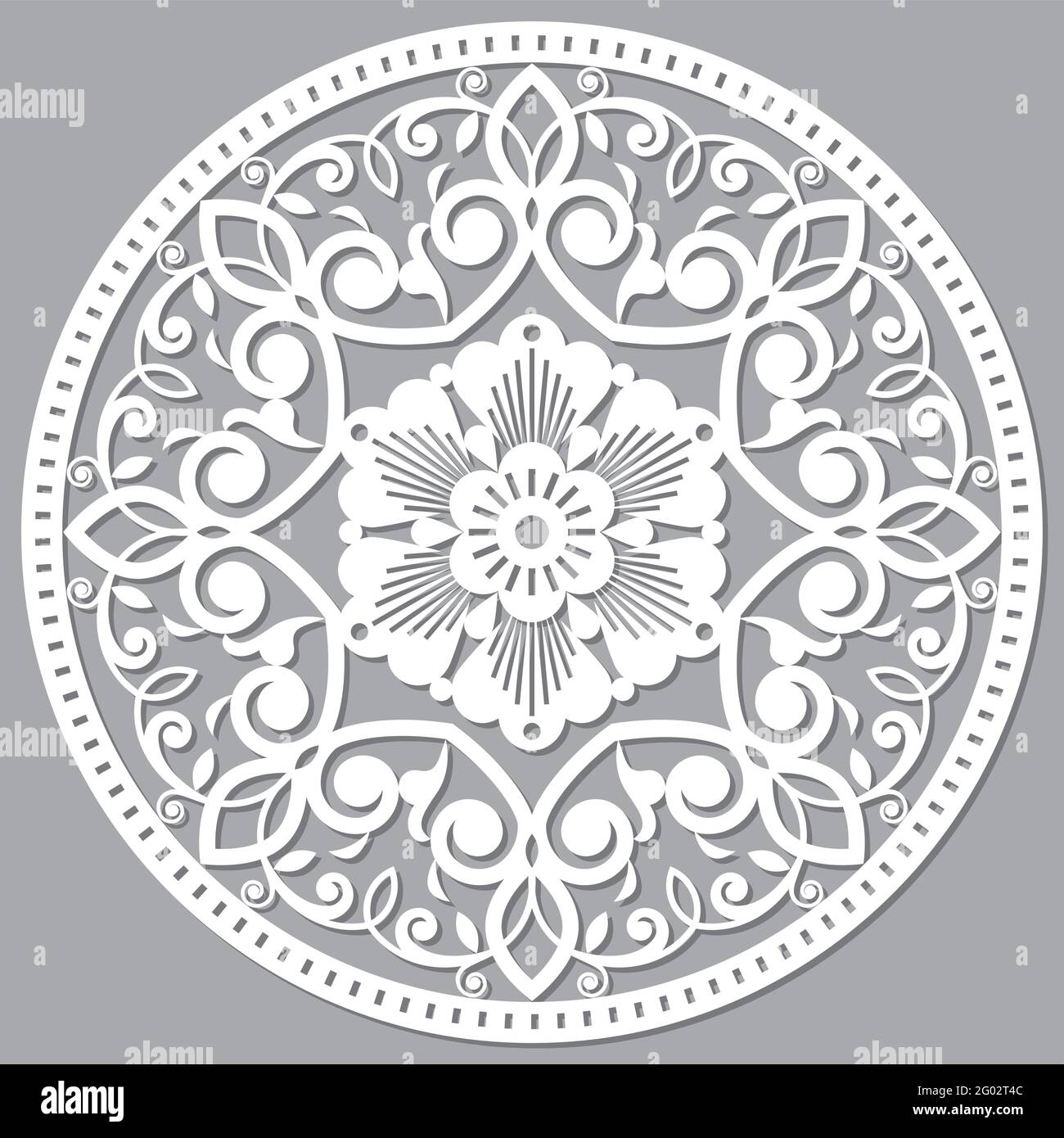 Moroccan mandala vector floral pattern, inspired by the traditional ...
