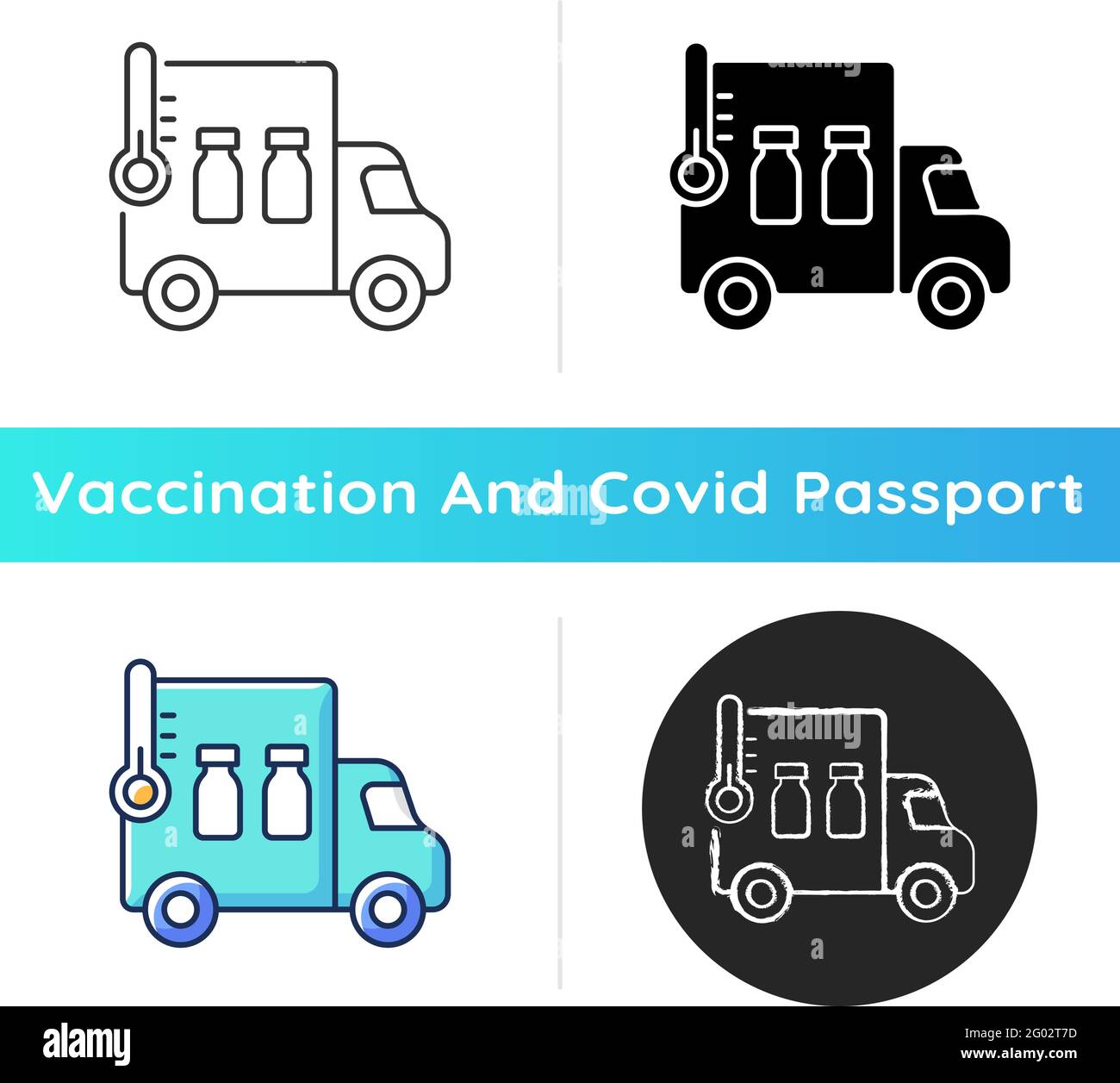 Vaccine storage distribution icon hi-res stock photography and images ...