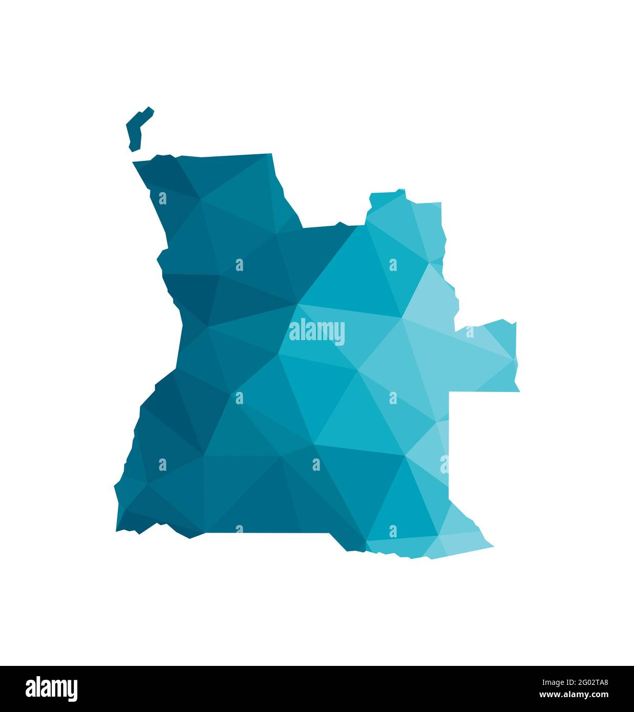 Angola map hi-res stock photography and images - Alamy