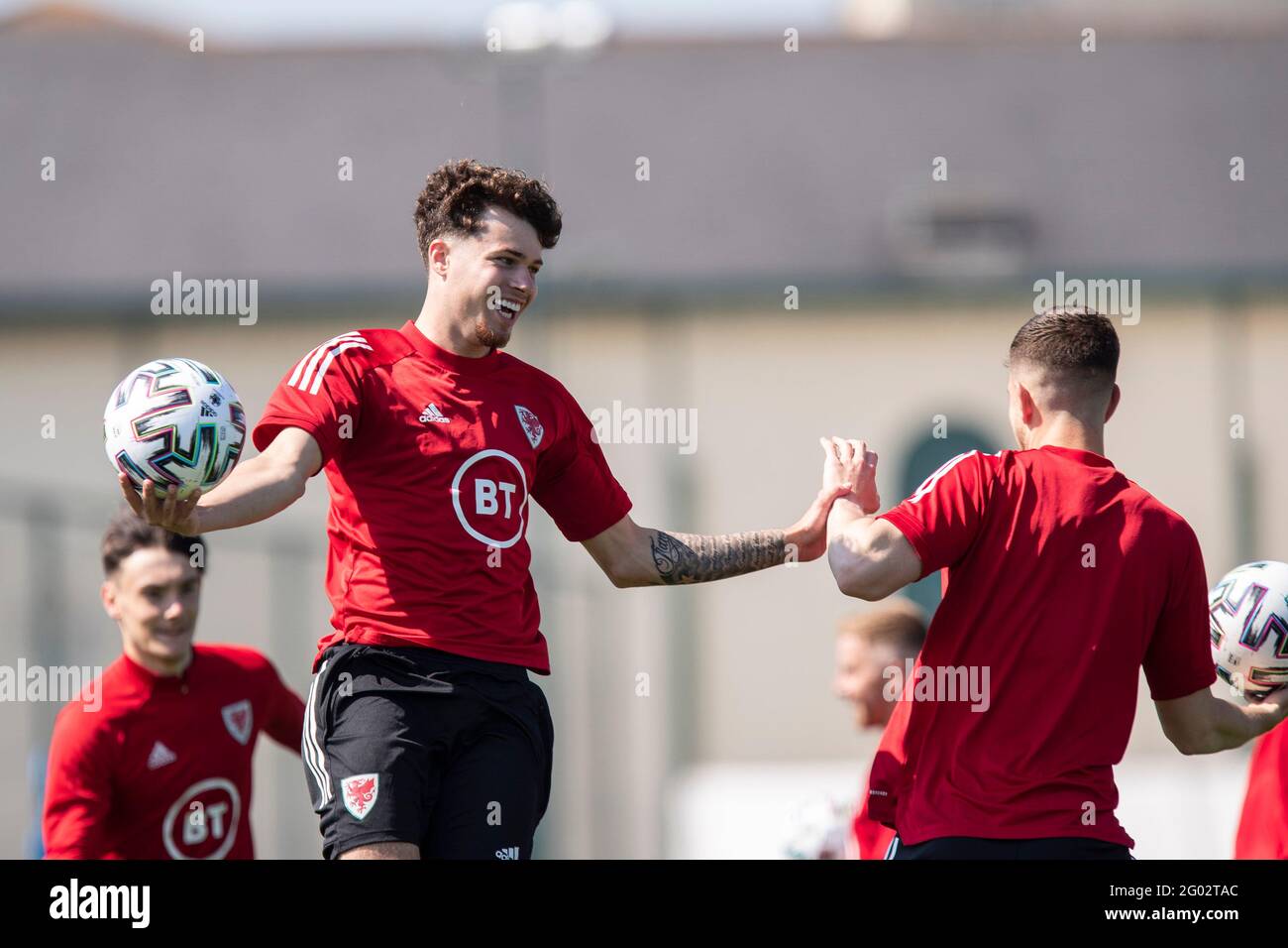 Hensol, Wales, UK. 31st May, 2021. Neco Williams during Wales national ...