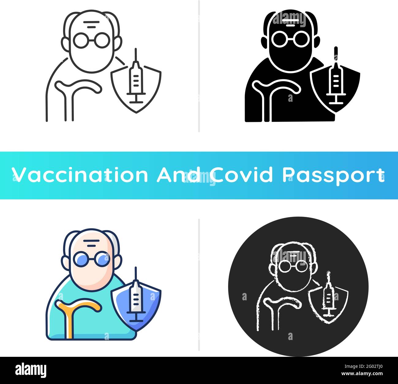 Elderly logo clip art hi-res stock photography and images - Alamy