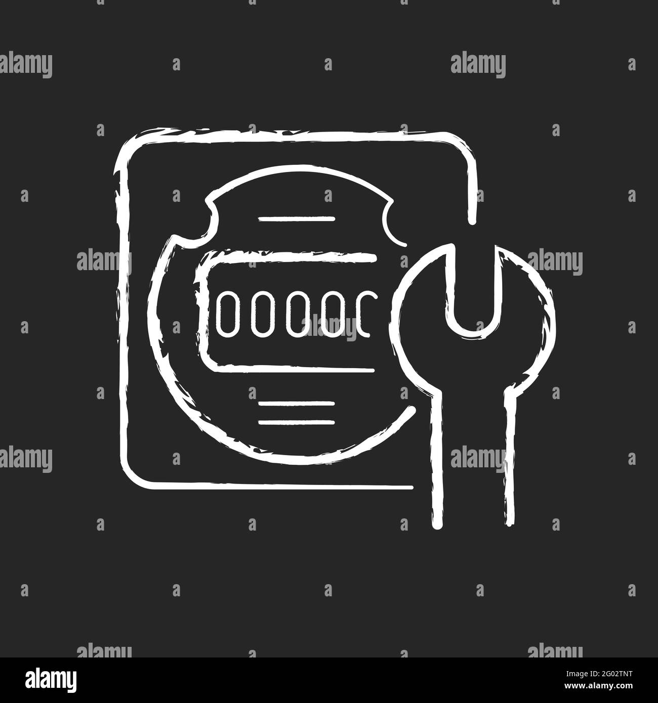Chalk box measure Stock Vector Images - Alamy