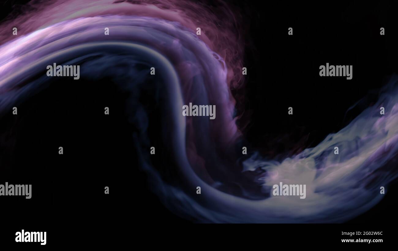 3d illustration - Nebula Galaxy Fluid Dynamics Stock Photo - Alamy
