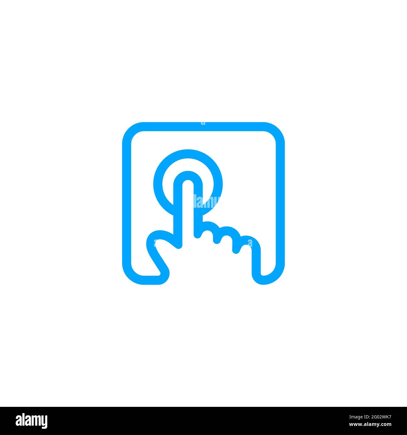 Hand touch Stock Vector Images - Alamy